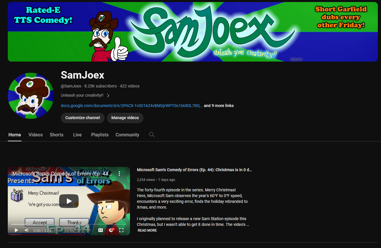 SamJoex (@SamJoex@samstodon.net) - Samstodon